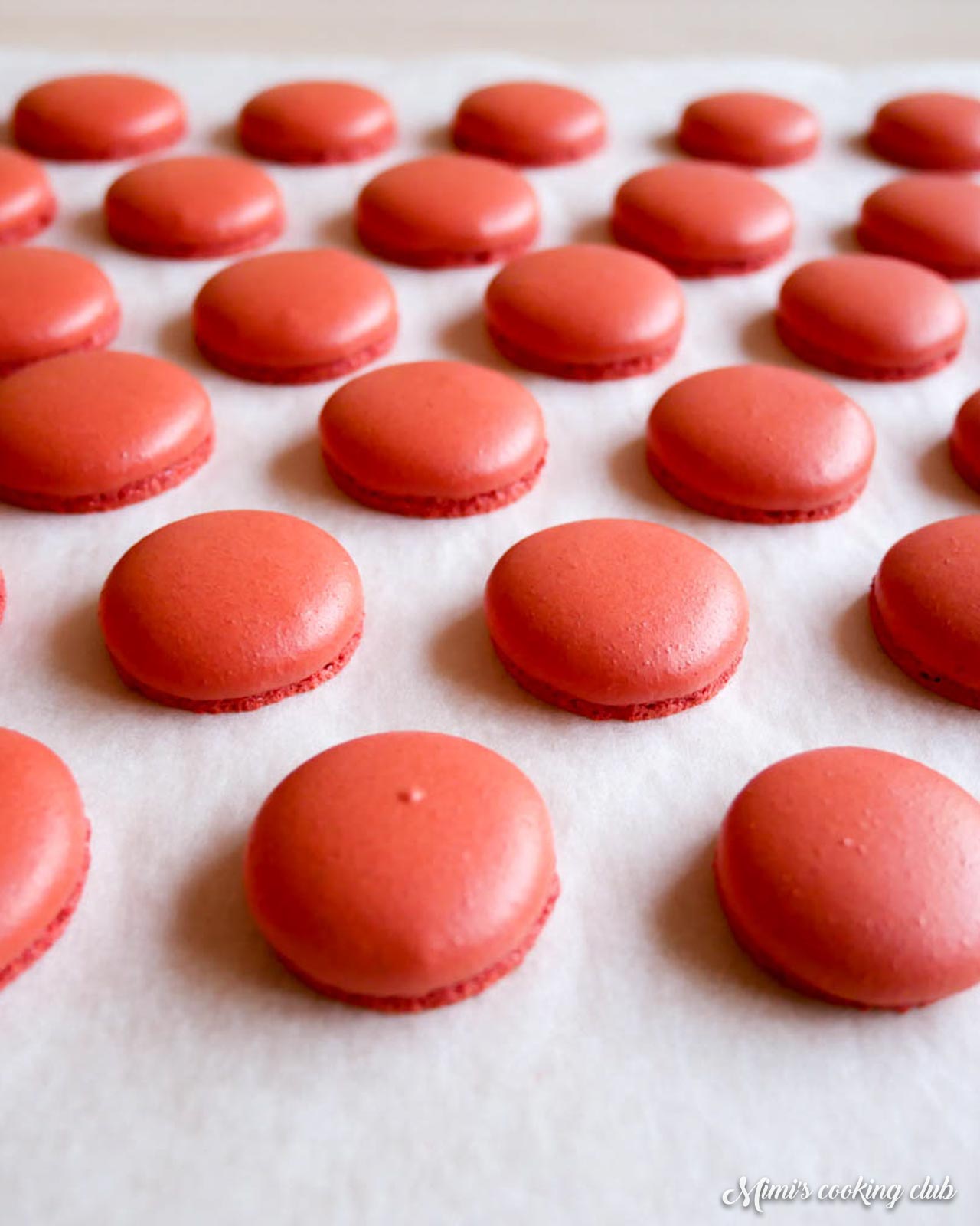 Les macarons inratables - La recette de base - Mimi Pâtisserie