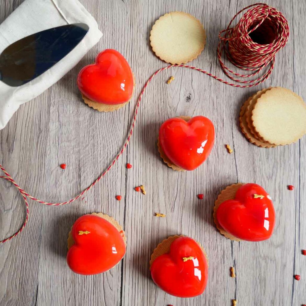 Petits entremets de Saint Valentin - Mimi Pâtisserie